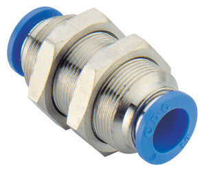 Festo Straight Push-to-Connect Fittings John Guest Speedfit 1/4 Inch OD Union Straight Connector ...
