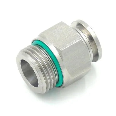 Stainless Steel Male Push Fit Stud, BSPP – Context Pneumatic Supplies