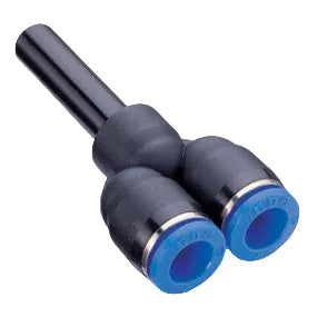 Push-In, Equal Stem Plug In 'Y' – Context Pneumatic Supplies